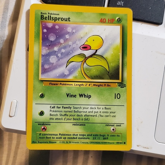 Other | Bellsprout Pokemon Card | Poshmark